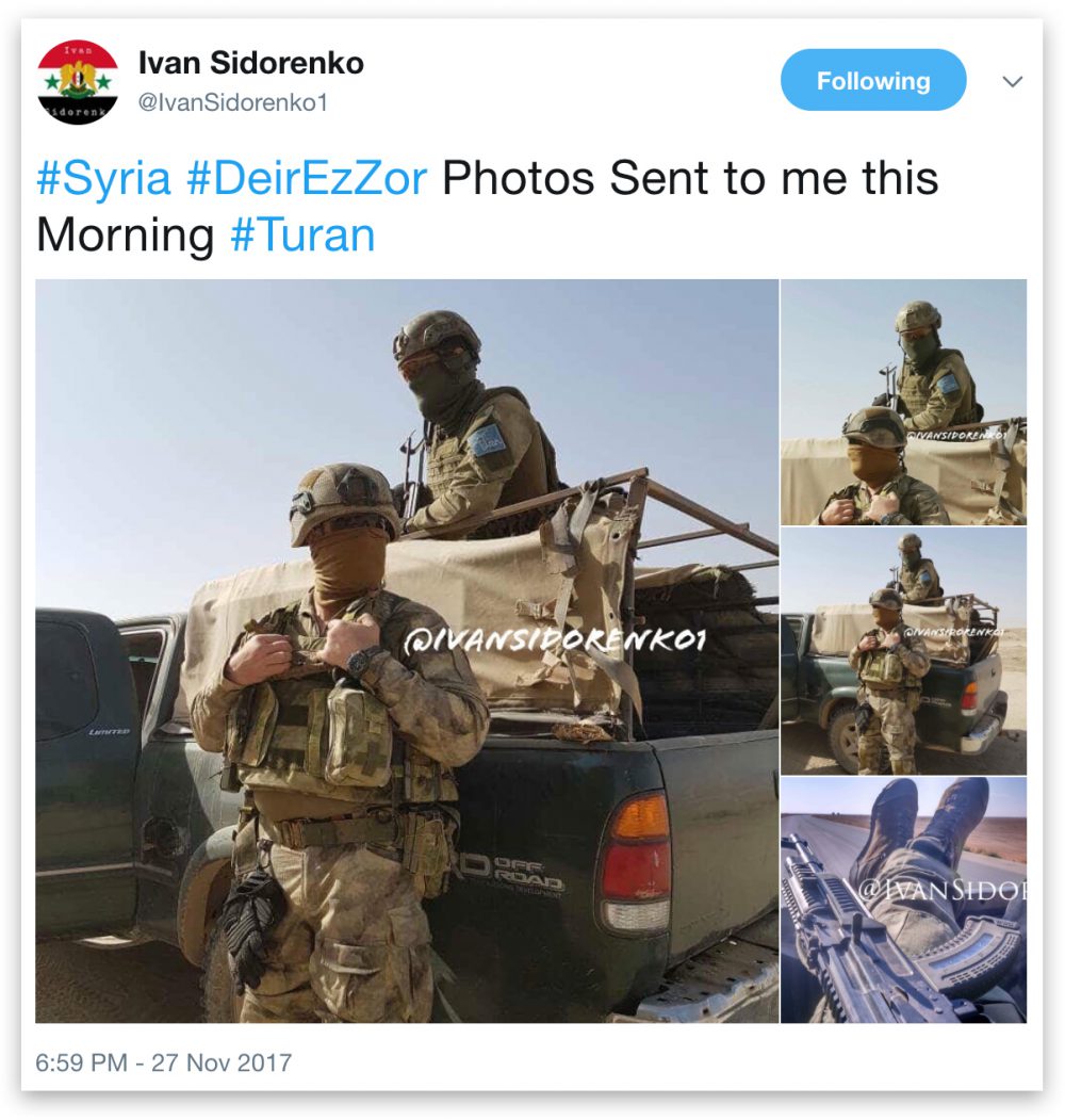 Turan — a new private military company fighting in Syria or an ...